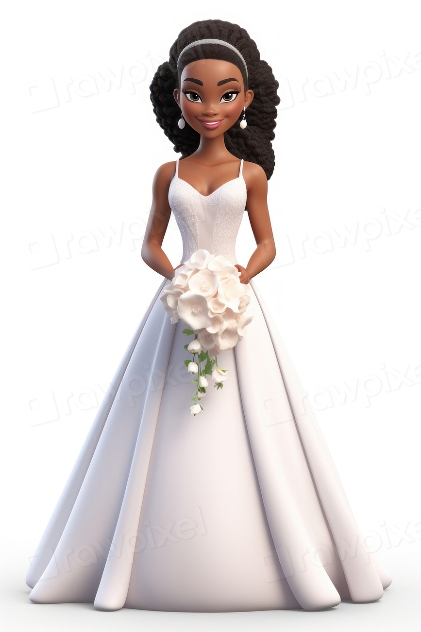 Bride figurine fashion wedding. | Free Photo Illustration - rawpixel