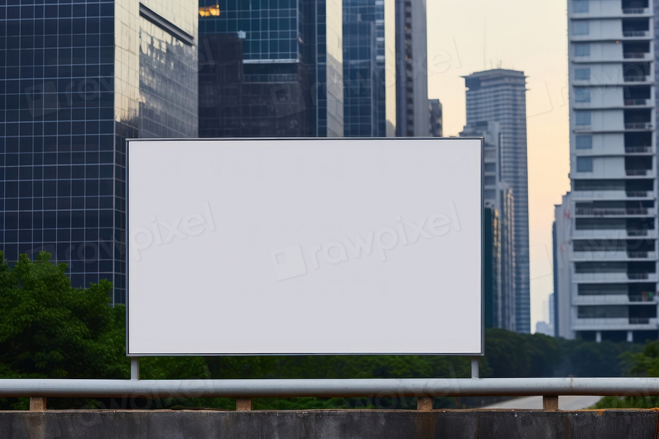 Architecture billboard building sign. AI | Free Photo - rawpixel