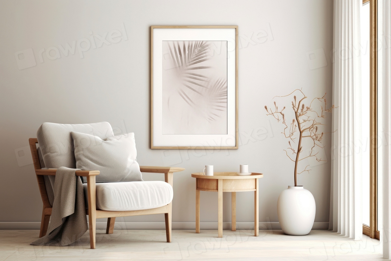 Living room interior mockup psd | Premium PSD Mockup - rawpixel