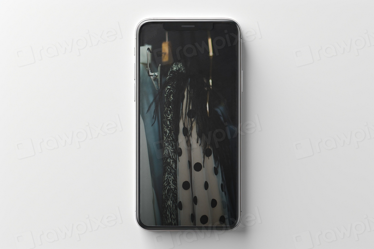 Realistic smartphone screen, vintage clothing | Premium Photo - rawpixel