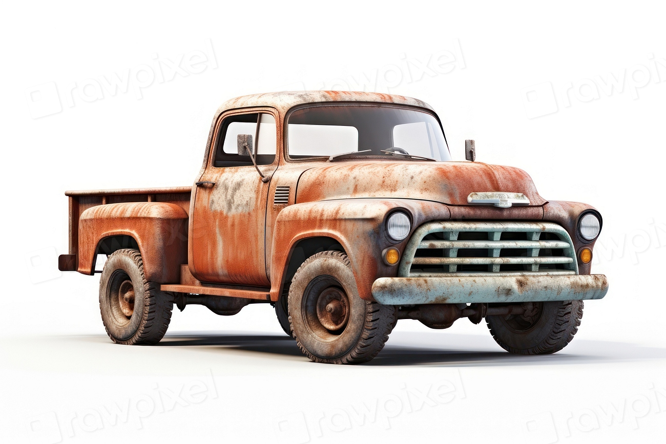 Pickup car vehicle truck rusty. | Premium Photo - rawpixel