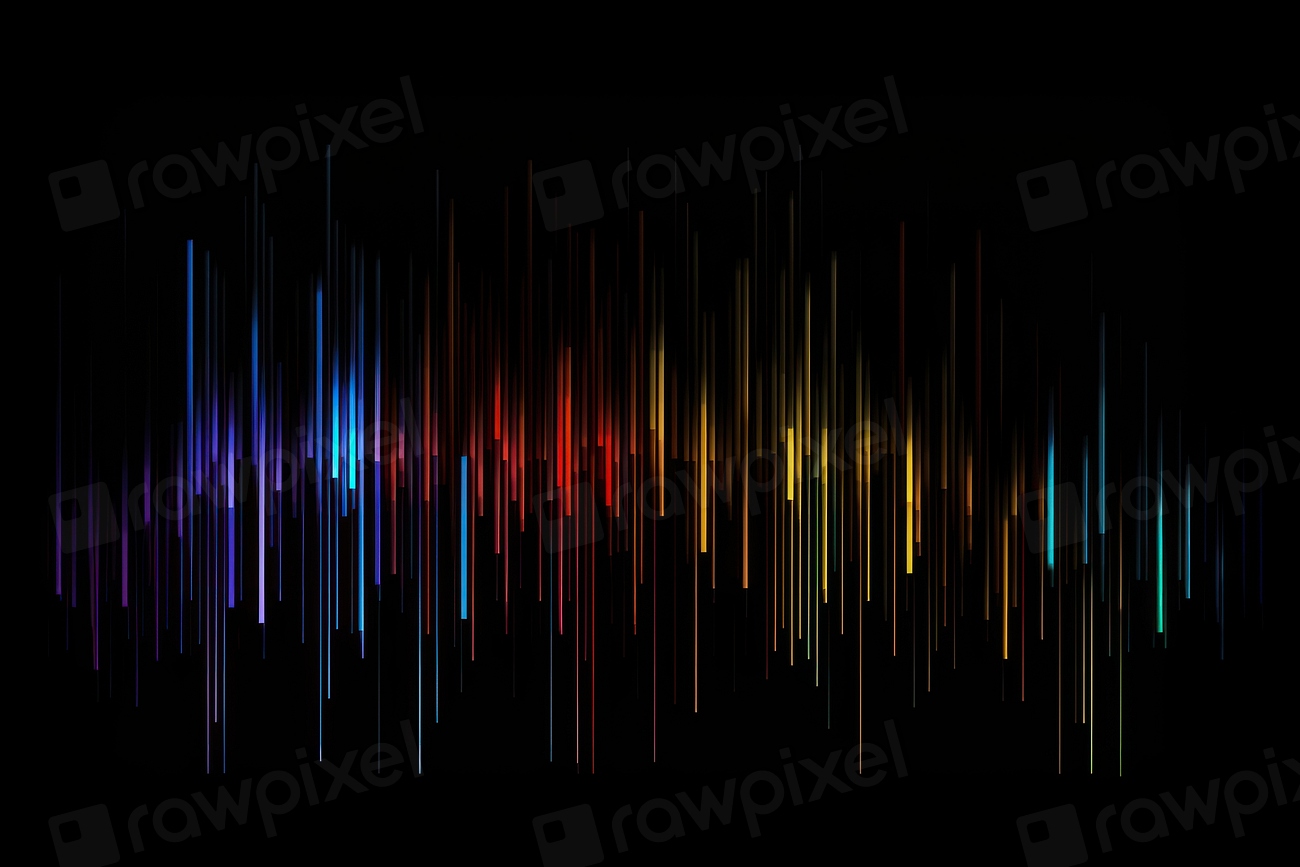 Rainbow sound wave effect | Premium Photo - rawpixel