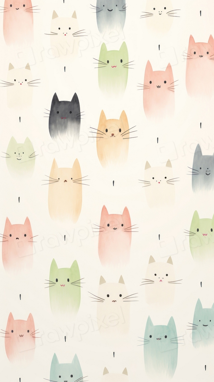 Wallpaper pattern animal mammal pet | Premium Photo Illustration - rawpixel