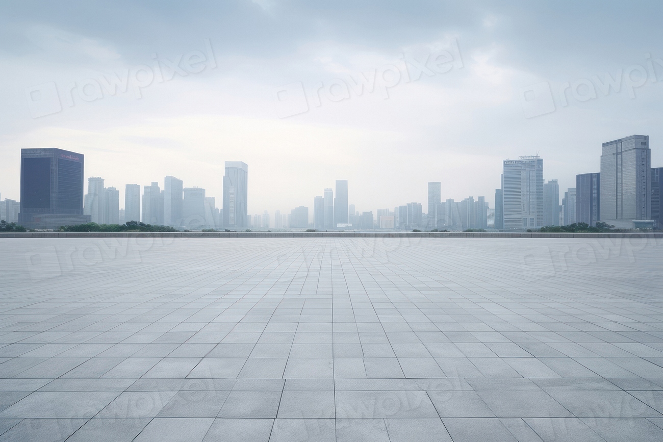 Empty square city architecture landscape | Premium Photo - rawpixel
