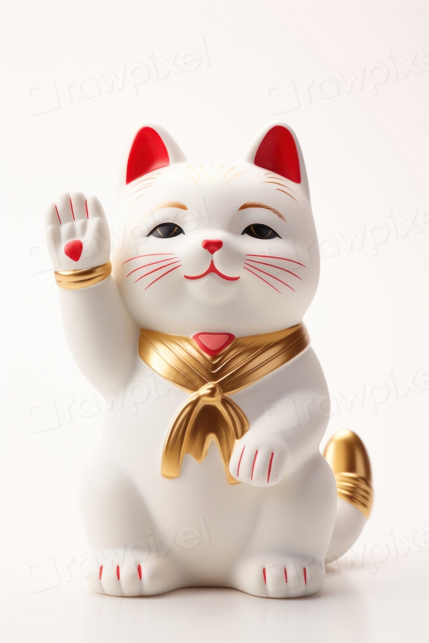 Manekineko figurine mammal animal | Free Photo - rawpixel