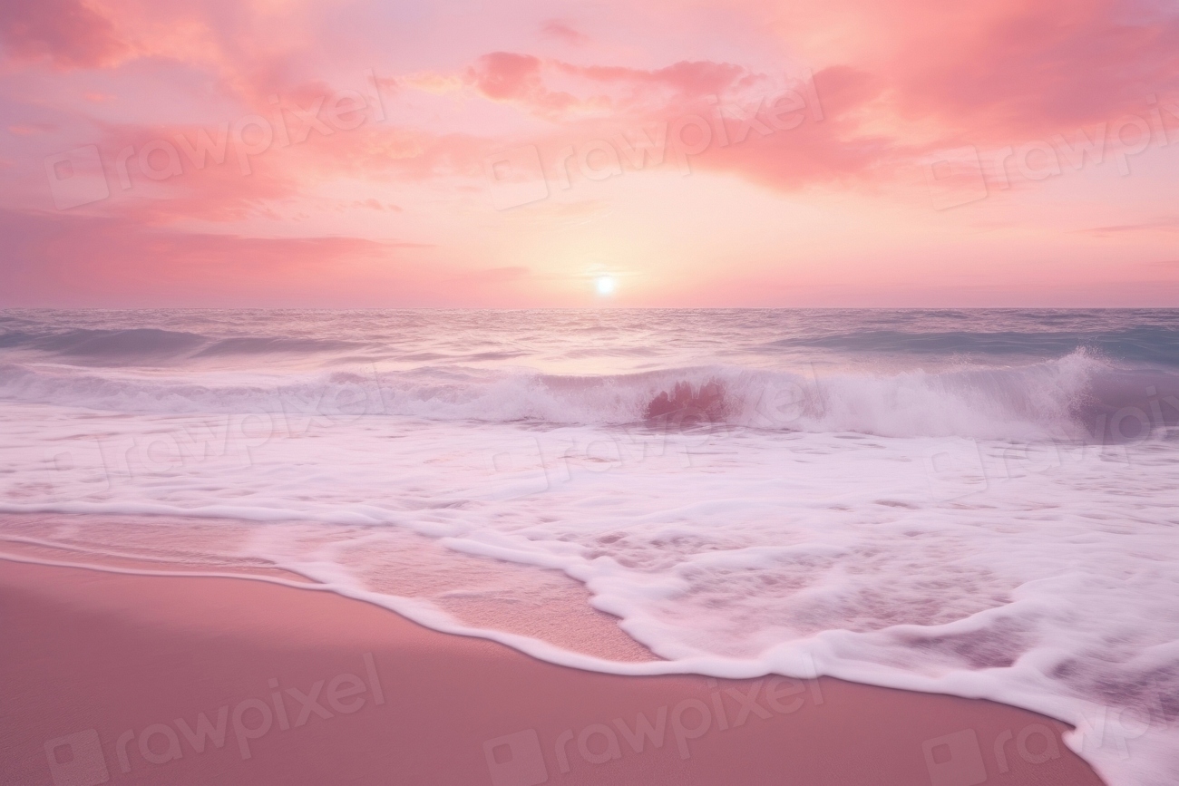 Beach Pastel Pink Aesthetic Photo | Free Photo - rawpixel