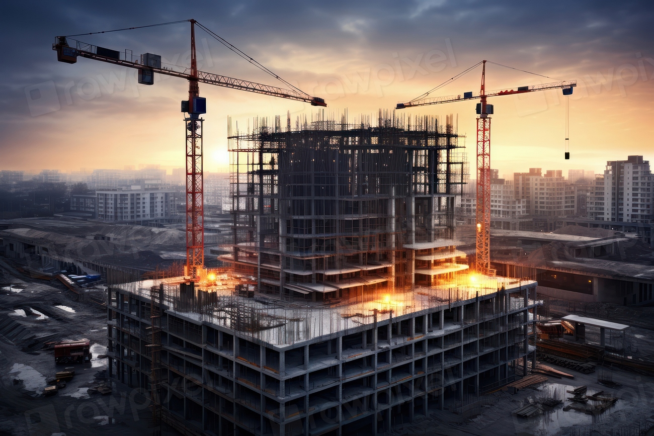 Highrise construction site architecture building | Free Photo - rawpixel