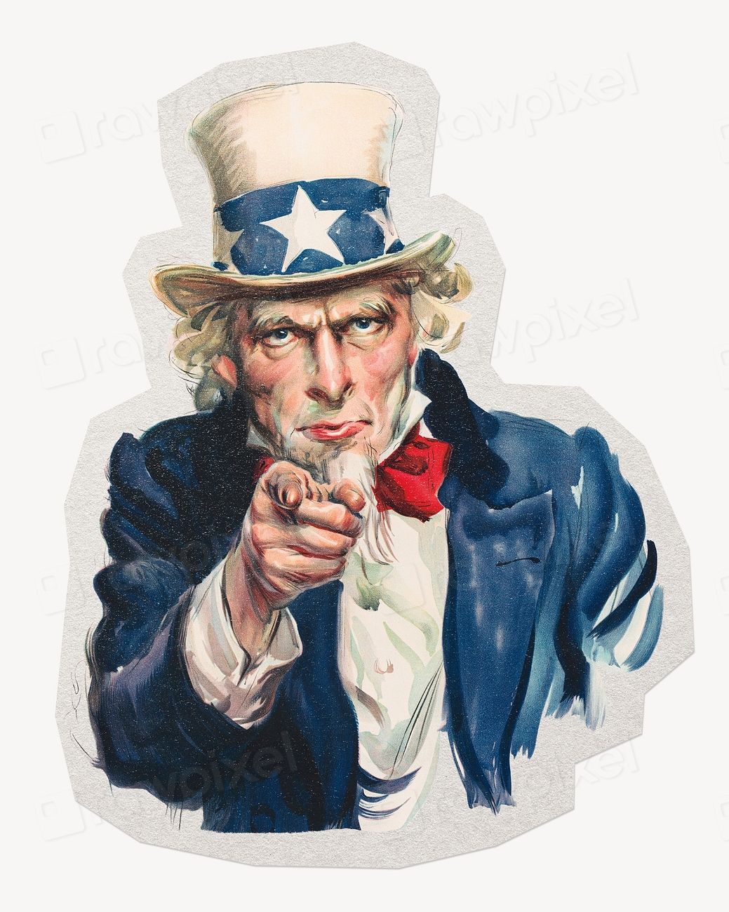 Uncle Sam pointing finger, paper | Free Photo - rawpixel