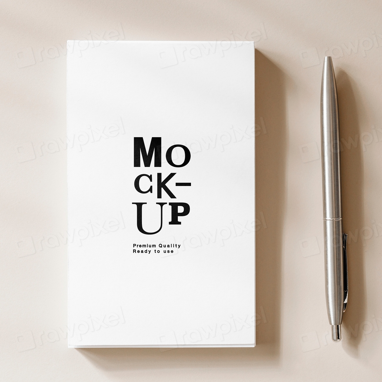 Pen and white notebook mockup | Premium PSD Mockup - rawpixel