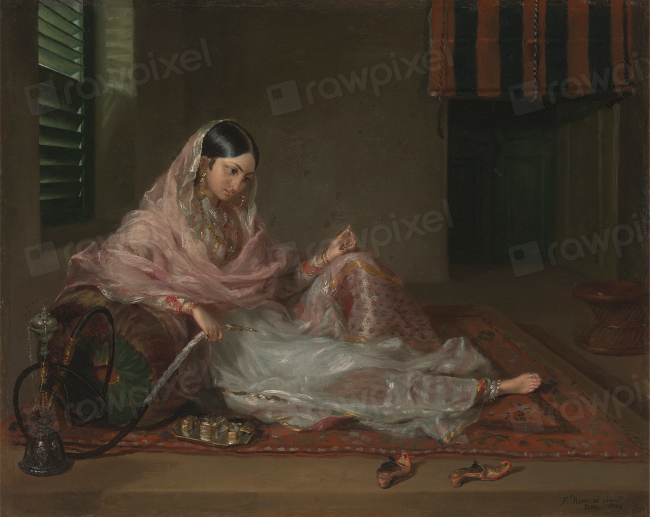 Muslim Lady Reclining | Free Photo - rawpixel