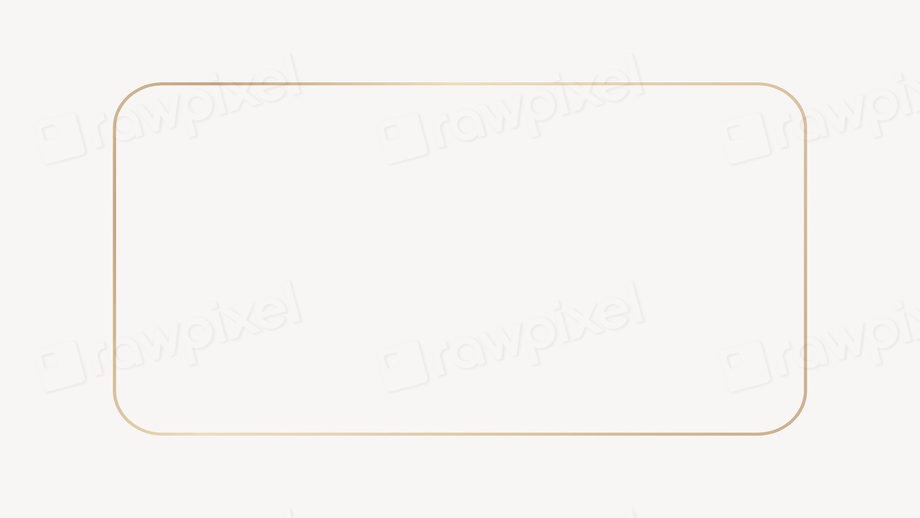Gold rectangle border frame vector | Premium Vector - rawpixel
