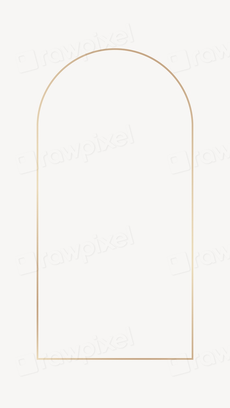 Gold arch border frame vector | Premium Vector - rawpixel