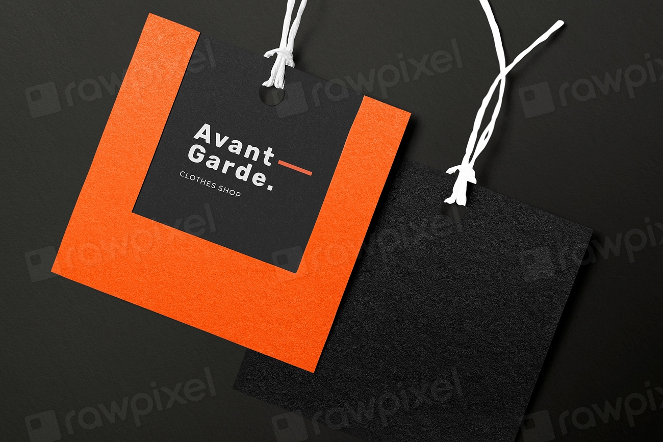 Clothing tag mockup, fashion branding | Premium PSD Mockup - rawpixel