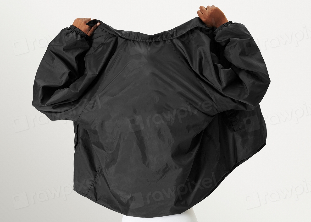 Large black jacket mockup black | Premium PSD Mockup - rawpixel