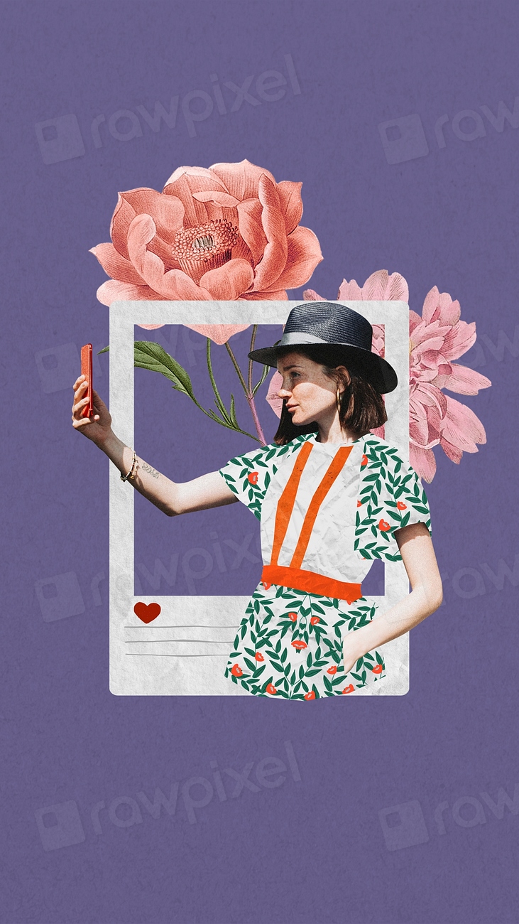 Social media influencer phone wallpaper, | Premium Photo - rawpixel