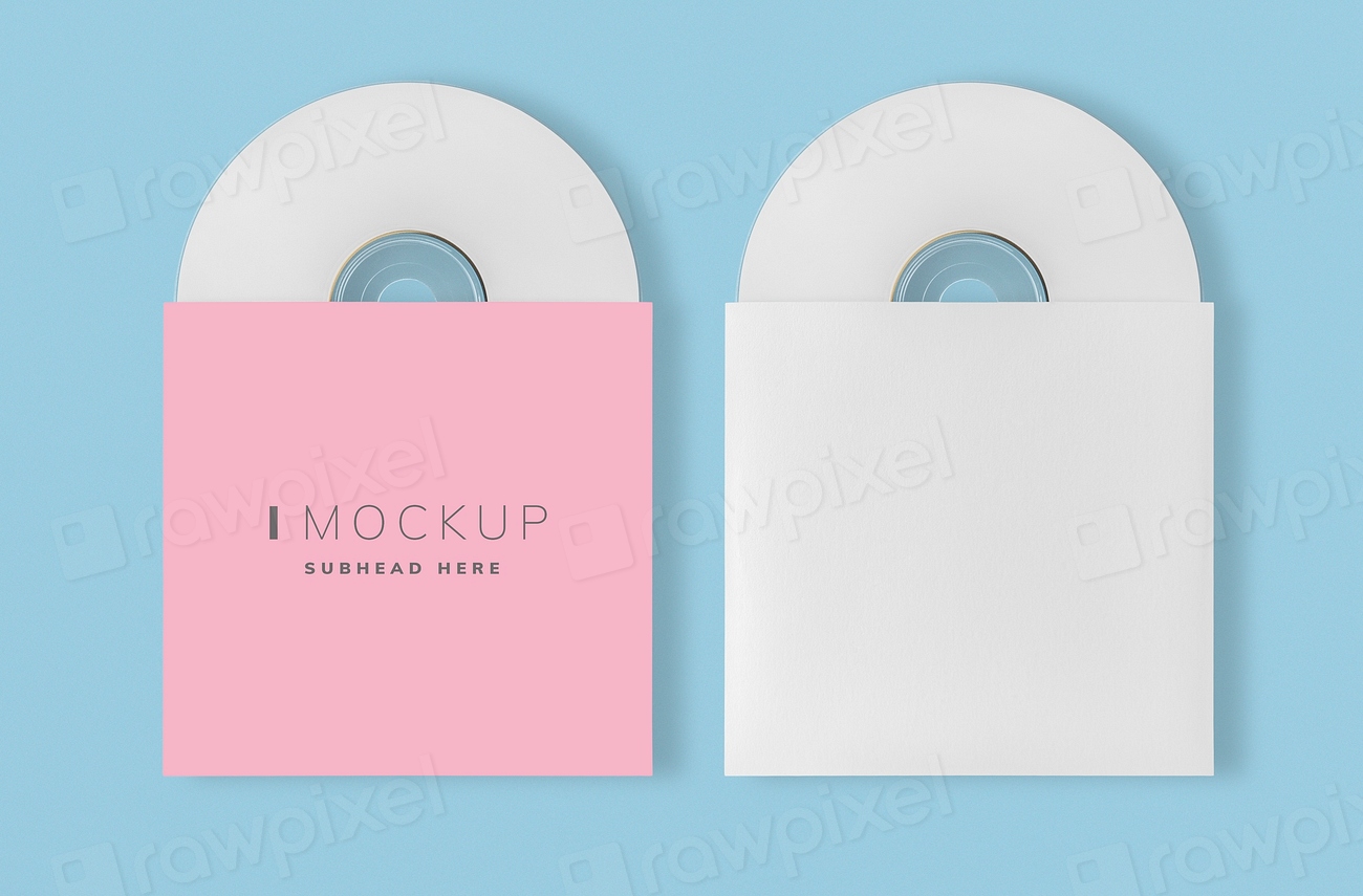 Promotional material cd package mockup | Premium PSD Mockup - rawpixel