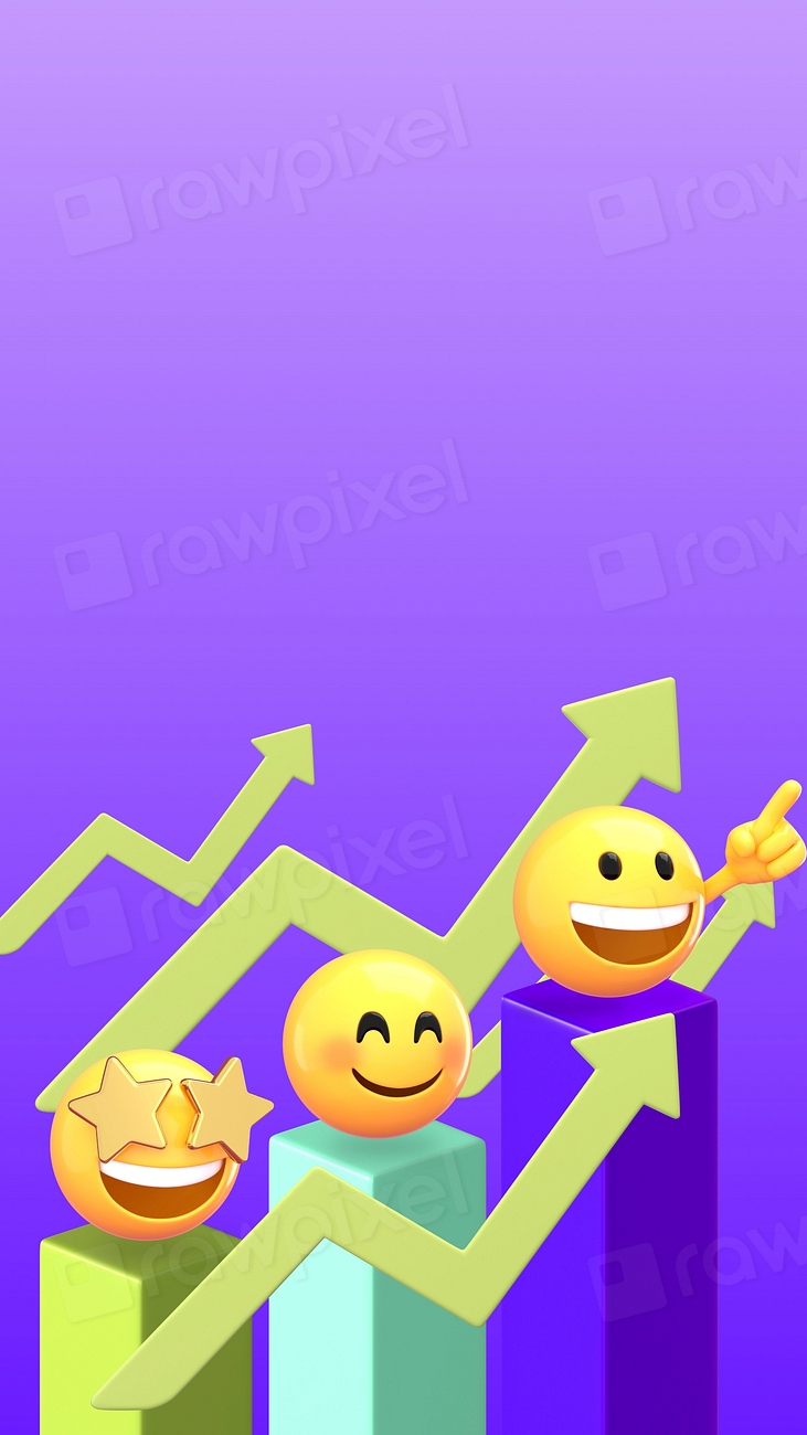 Business growth phone wallpaper, 3D | Premium Photo - rawpixel