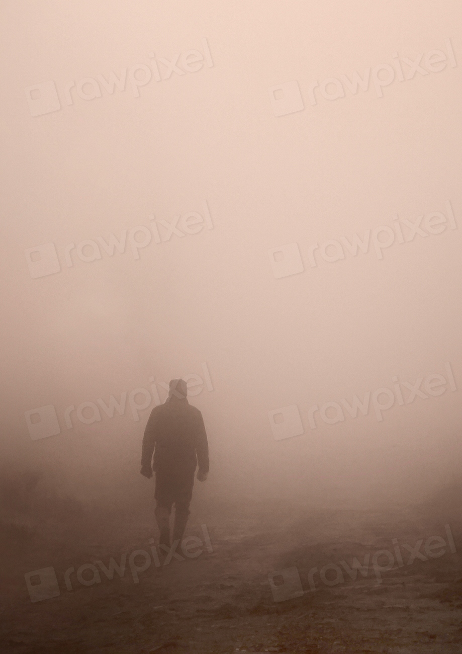 Man fog image copy space | Premium Photo - rawpixel
