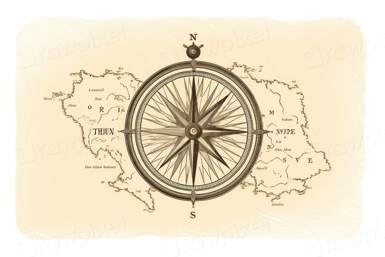 Vintage map drawing architecture accuracy. | Premium Photo Illustration ...