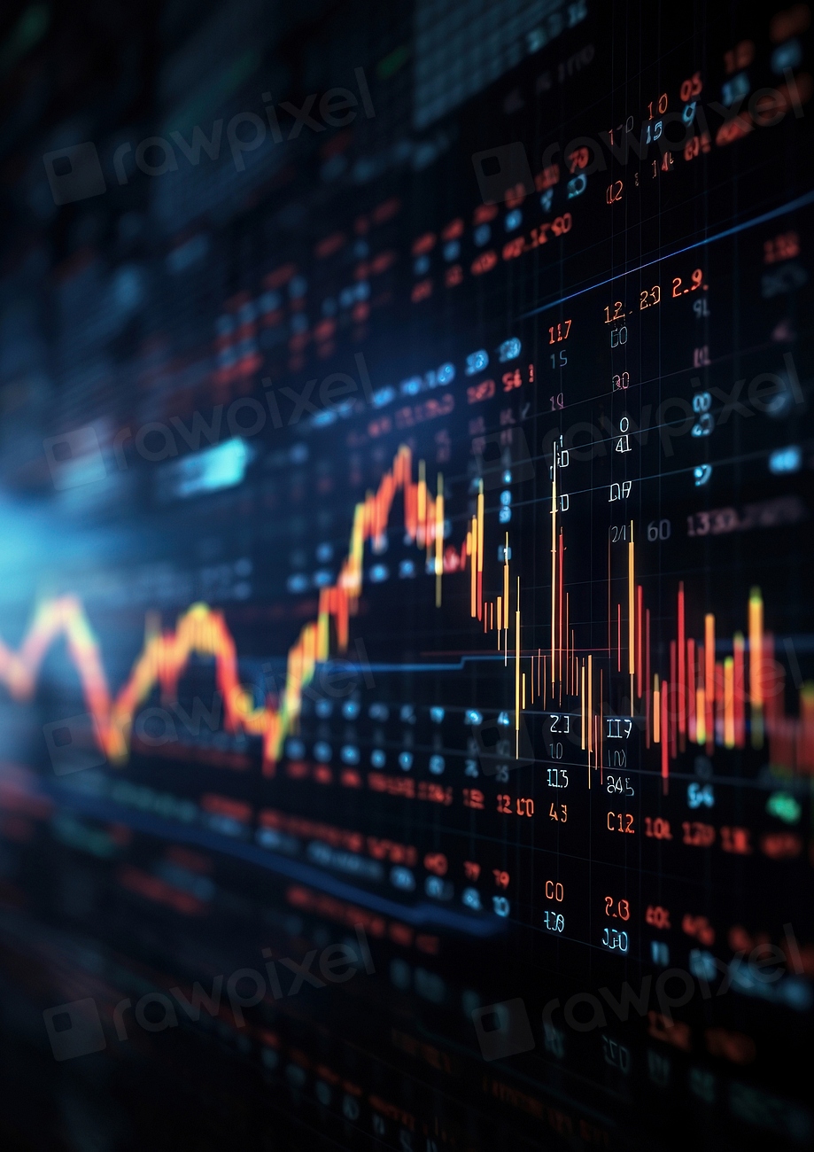 Chart technology trading backgrounds. AI | Premium Photo - rawpixel