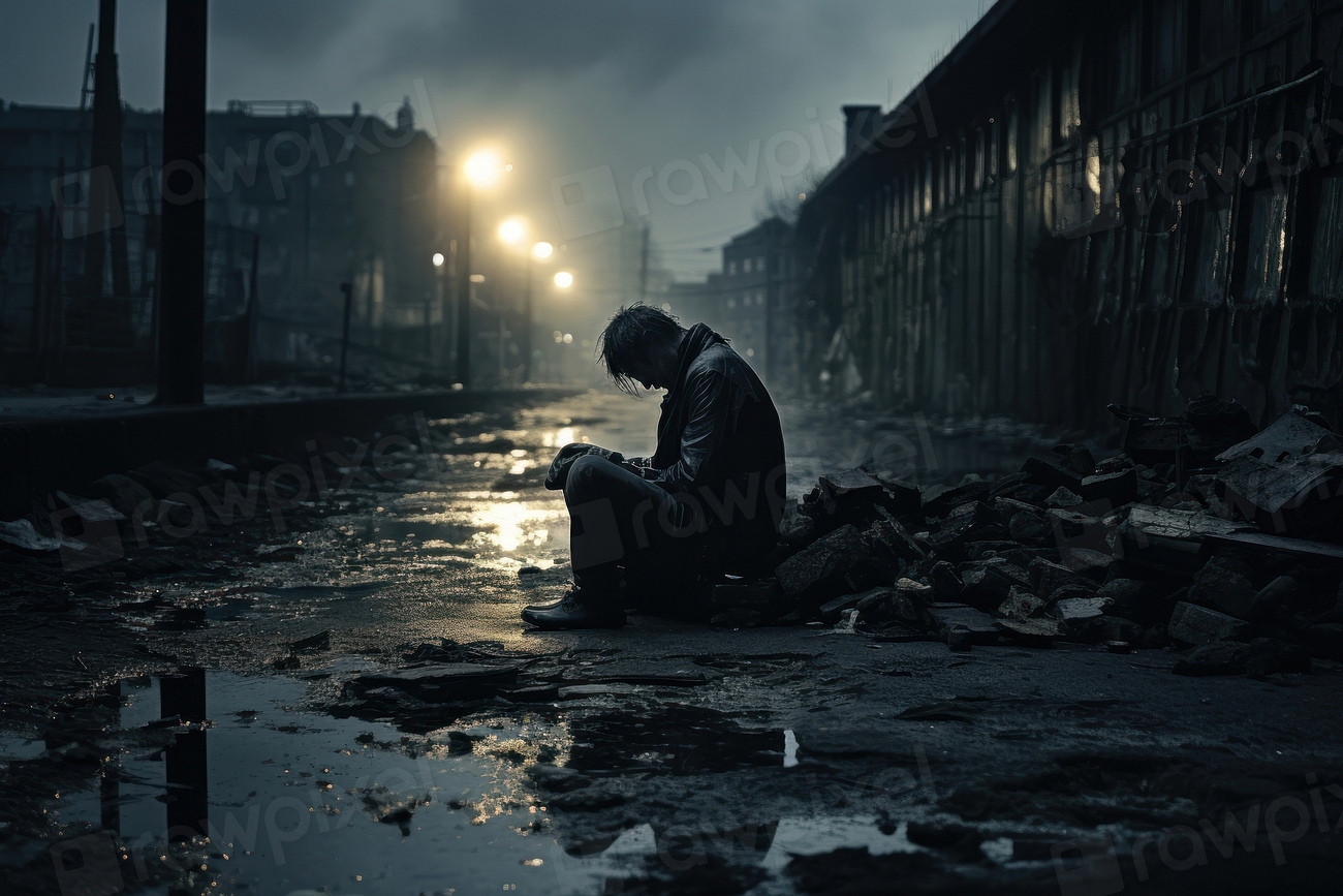 Feeling adult human homelessness. | Premium Photo - rawpixel