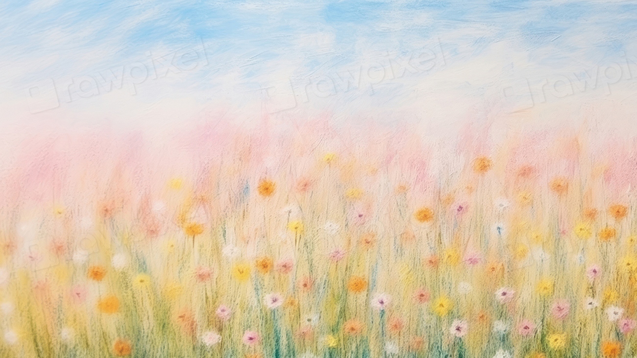 illustration of meadow. | Free Photo Illustration - rawpixel