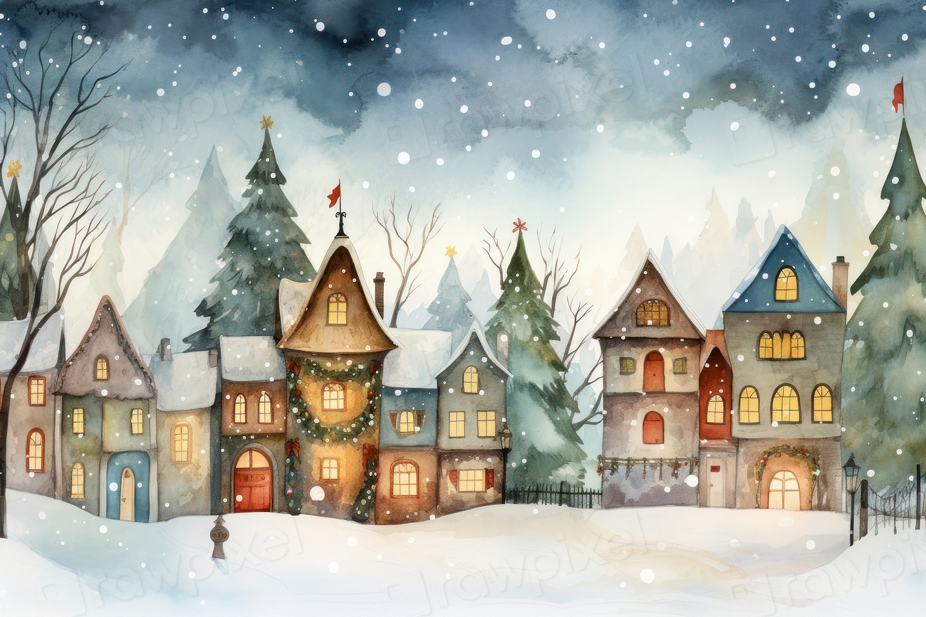 Chrismas house architecture christmas building | Premium Photo ...