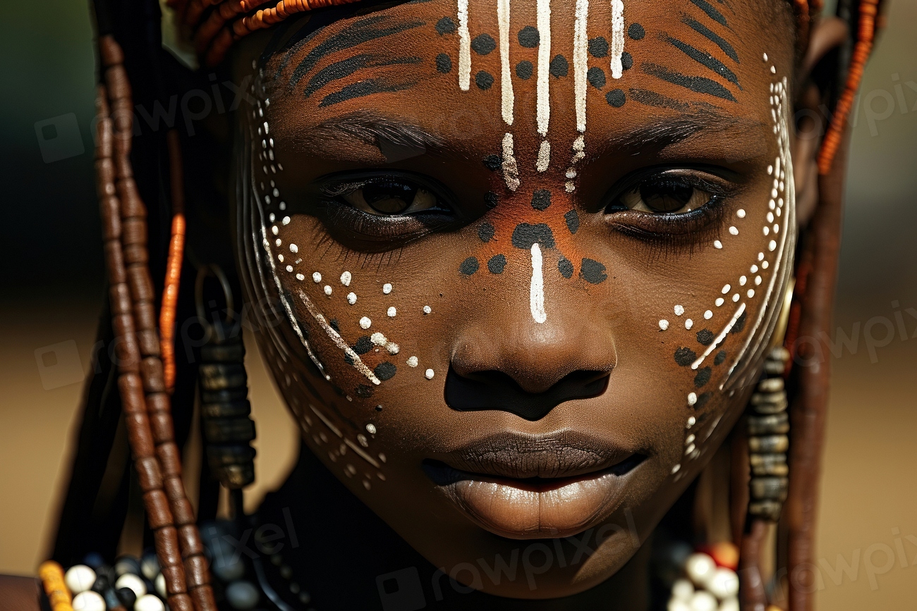 African tribal designs tribe adult | Premium Photo - rawpixel