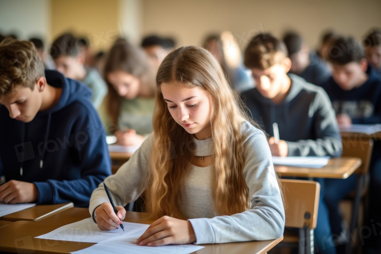School classroom student writing. | Premium Photo - rawpixel
