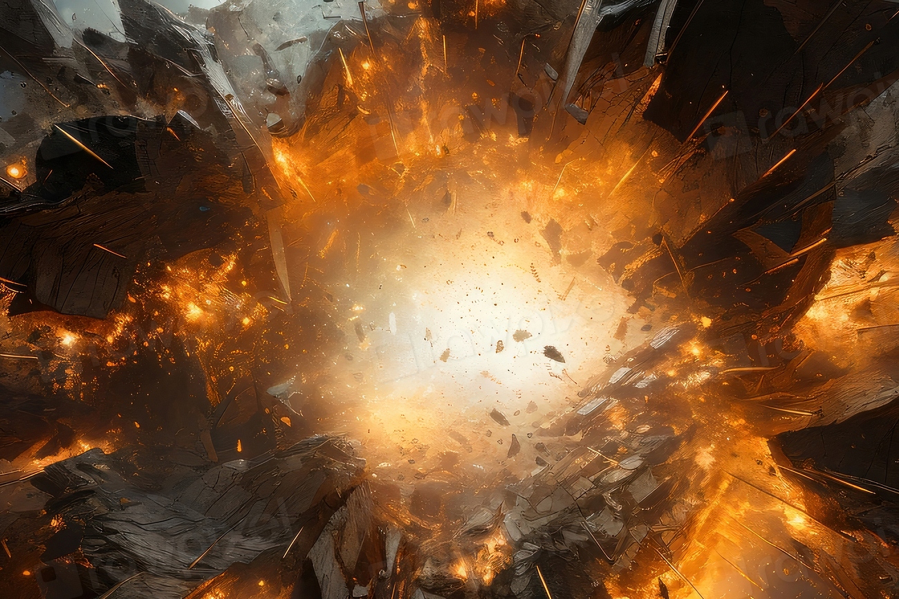 Sci-fi explosion effect backdrop | Free Photo - rawpixel