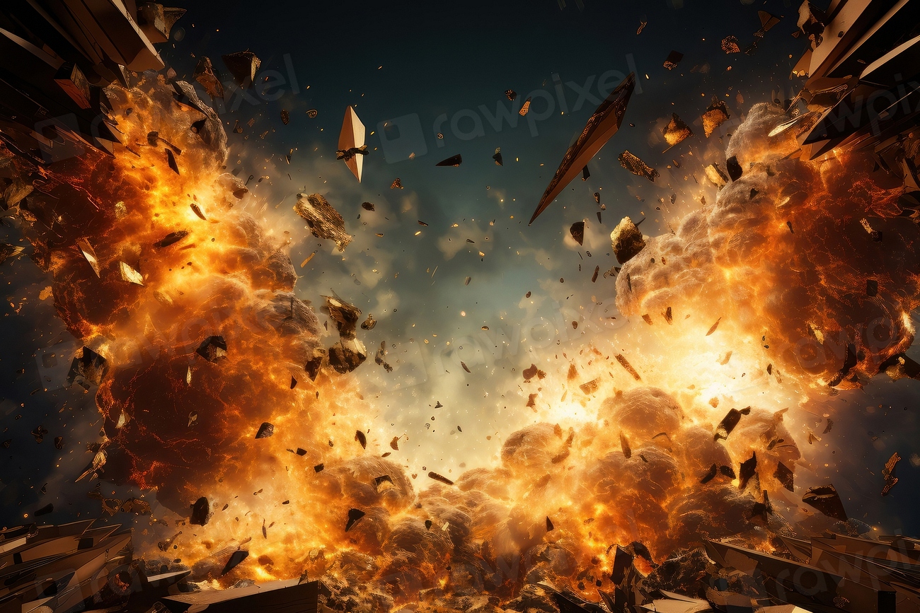 Apocalypse explosion effect backdrop | Premium Photo - rawpixel