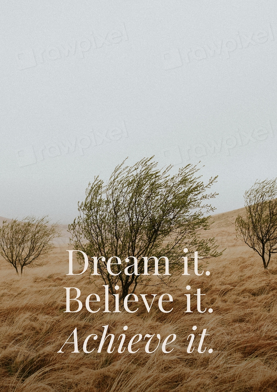 Motivational quote poster template | Premium Photo - rawpixel