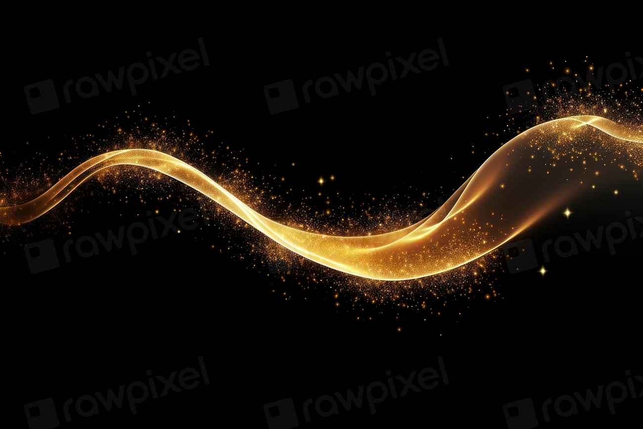 Glitter wave backgrounds nature sparks. | Free Photo Illustration ...