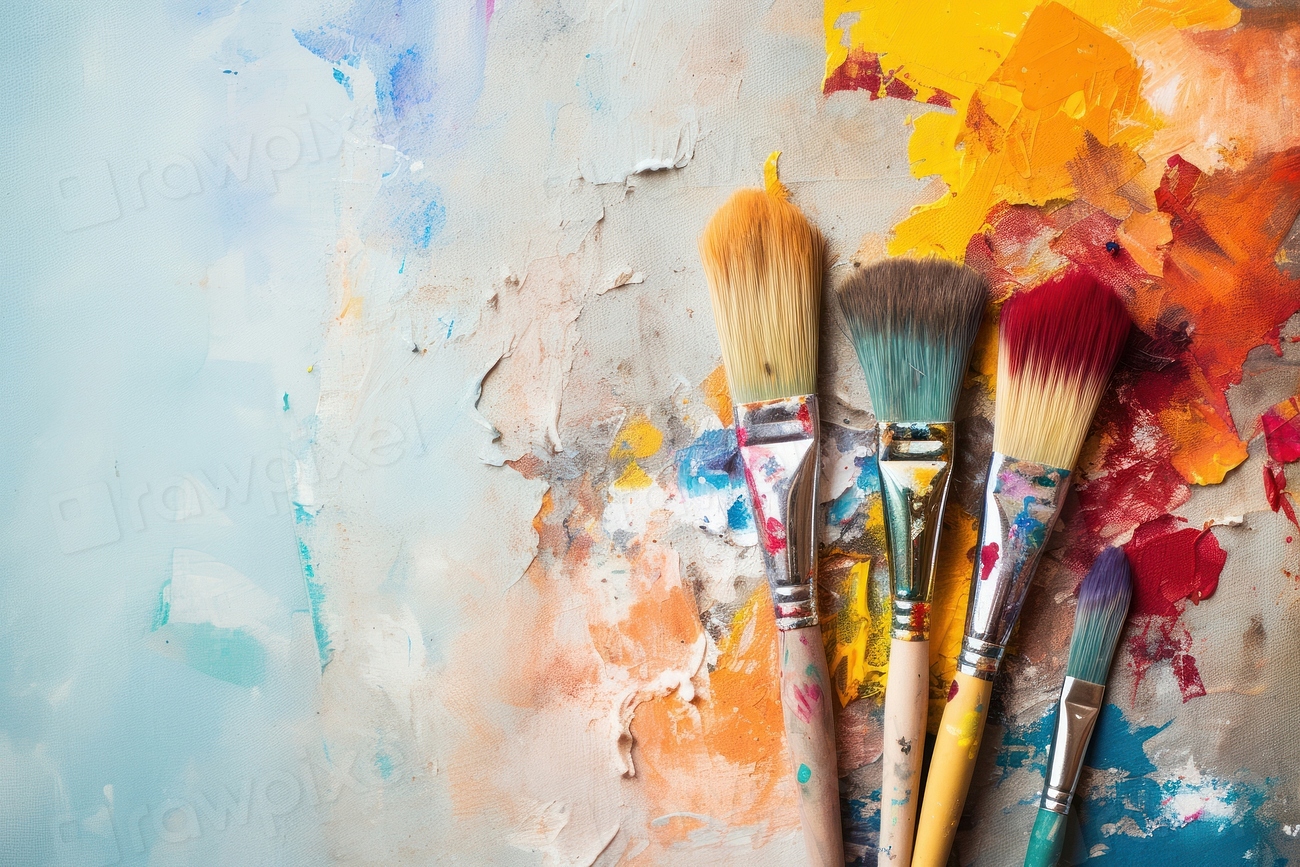 Paint brush paintbrush creativity variation. | Premium Photo - rawpixel