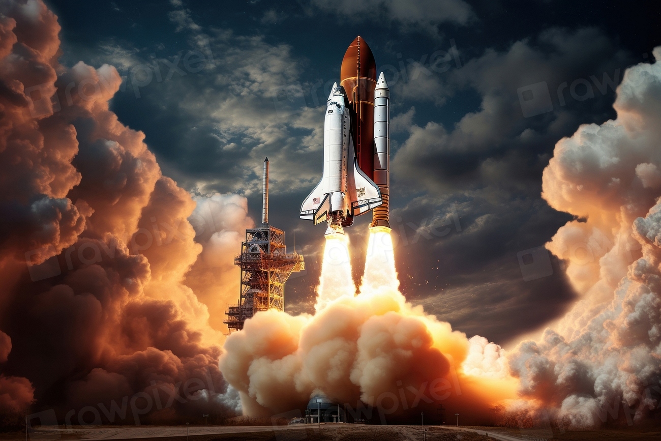 Rocket aircraft vehicle launch. | Premium Photo - rawpixel
