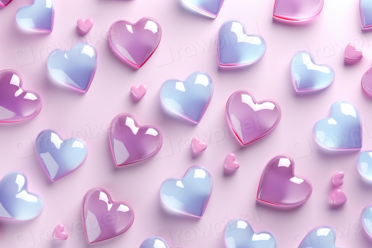 Heart heart backgrounds pattern. | Premium Photo Illustration - rawpixel