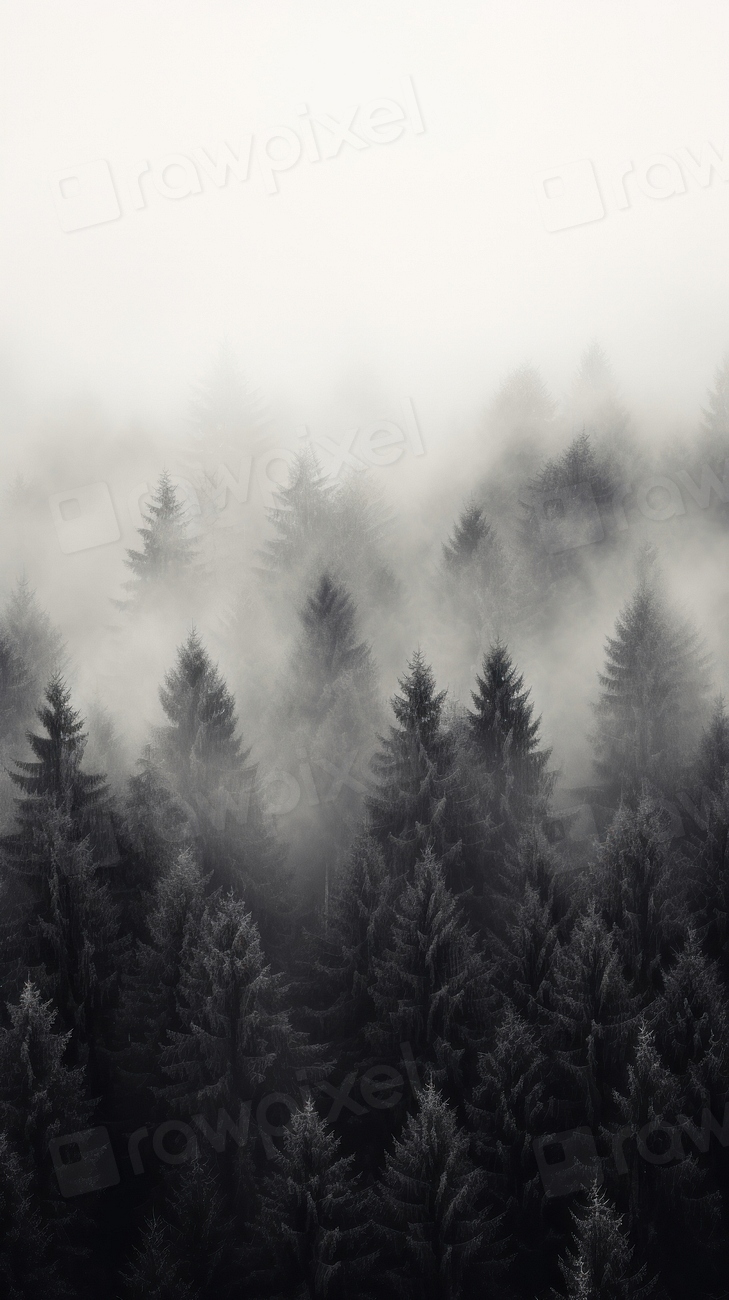 Forest tree fog outdoors design | Premium Photo - rawpixel