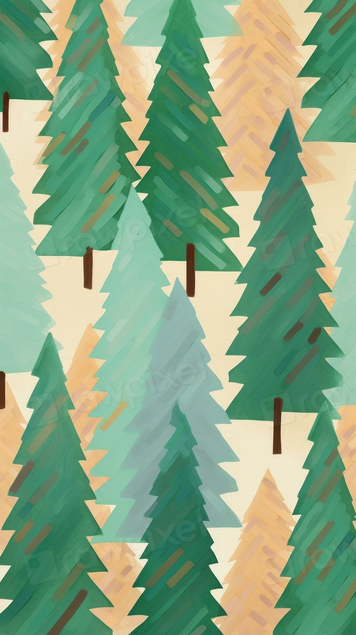 Chirstmas trees pattern backgrounds christmas | Premium Photo ...