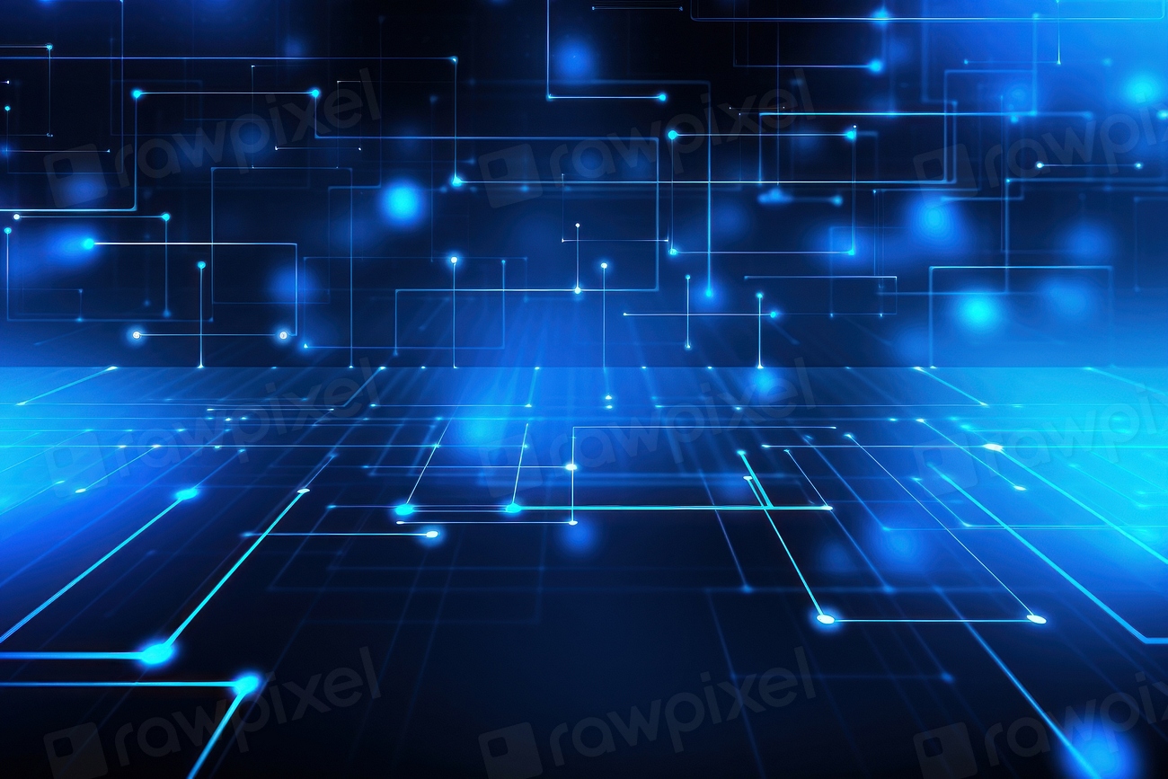 Blue backgrounds technology abstract. | Premium Photo Illustration ...