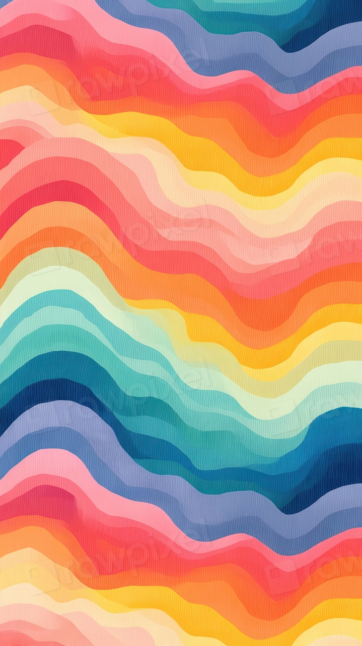 Rainbow pattern texture backgrounds. AI | Free Photo Illustration ...