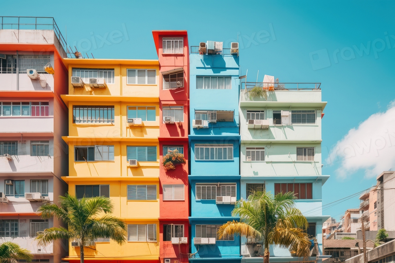 Asian apartment building architecture city | Free Photo - rawpixel