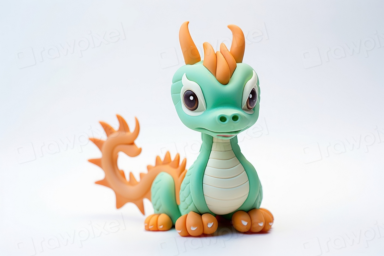 Polymer clay Chinese Dragon figurine | Free Photo - rawpixel