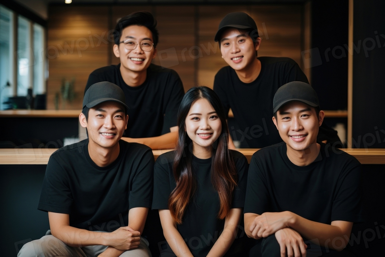 Happy south east asian team | Premium Photo - rawpixel