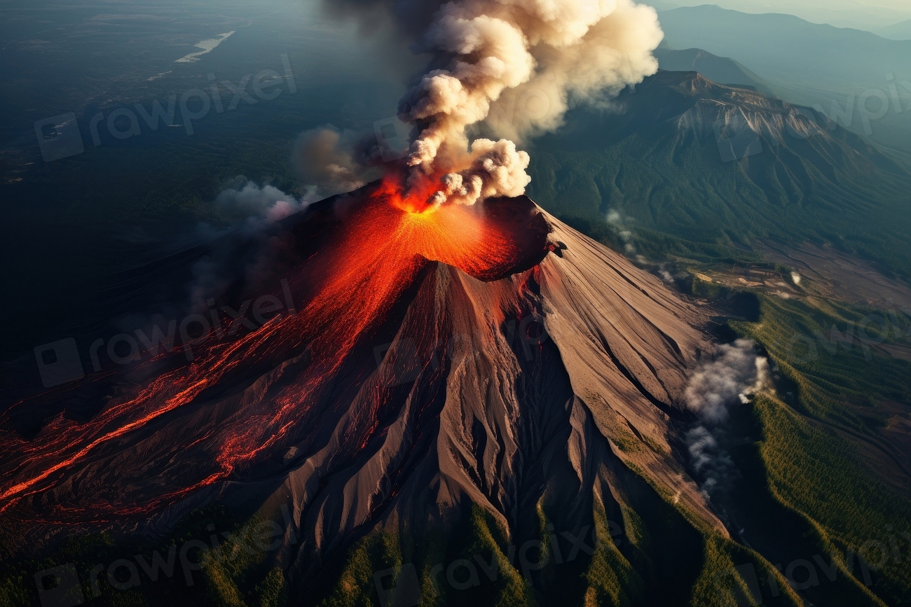 Volcano mountain outdoors nature. | Premium Photo - rawpixel