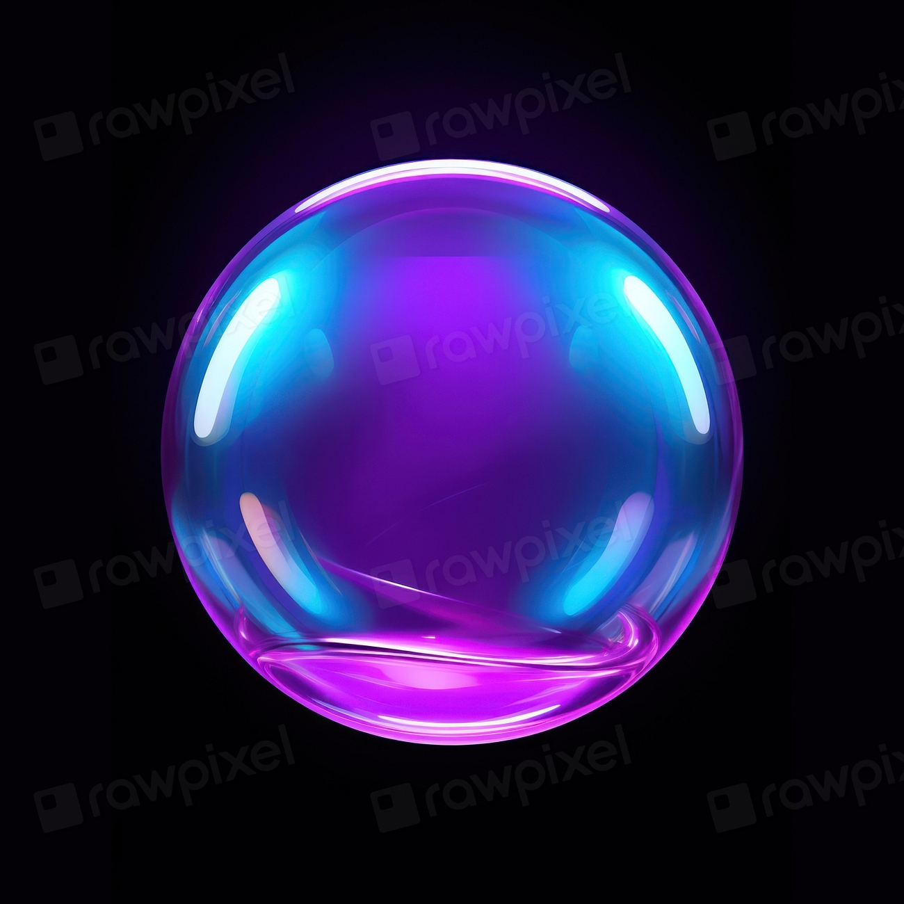 Small bubble sphere violet light. | Premium Photo Illustration - rawpixel