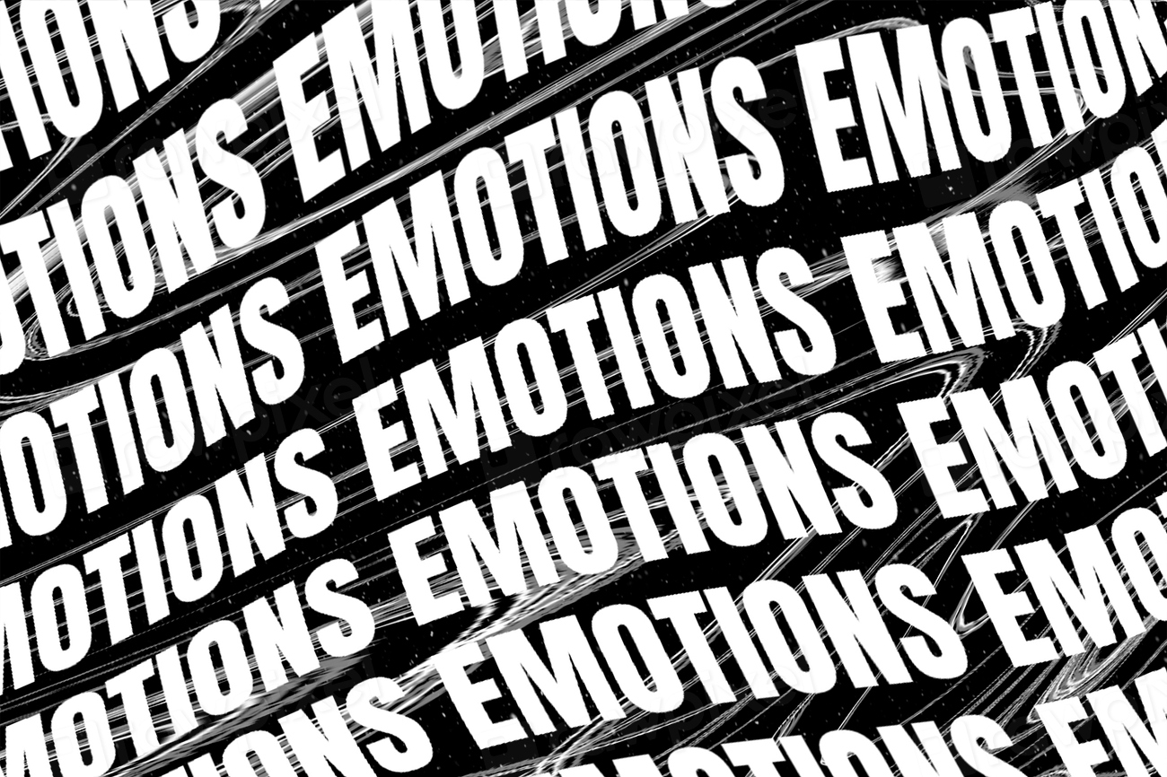 Emotions typography abstract background | Premium Photo Illustration ...