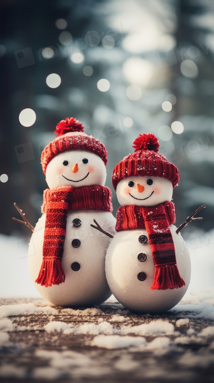 Snowman winter christmas outdoors. | Premium Photo - rawpixel