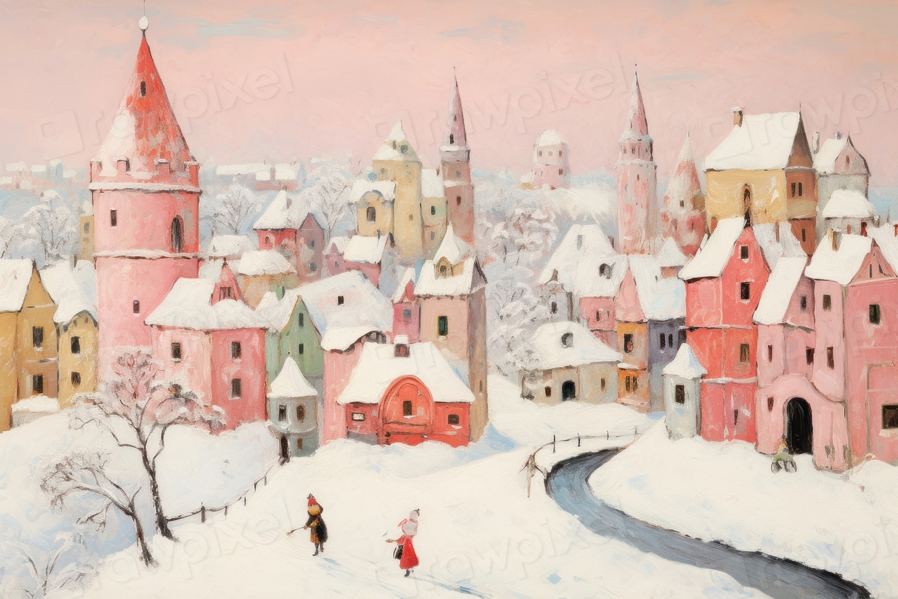 Snow outdoors painting drawing. | Premium Photo Illustration - rawpixel