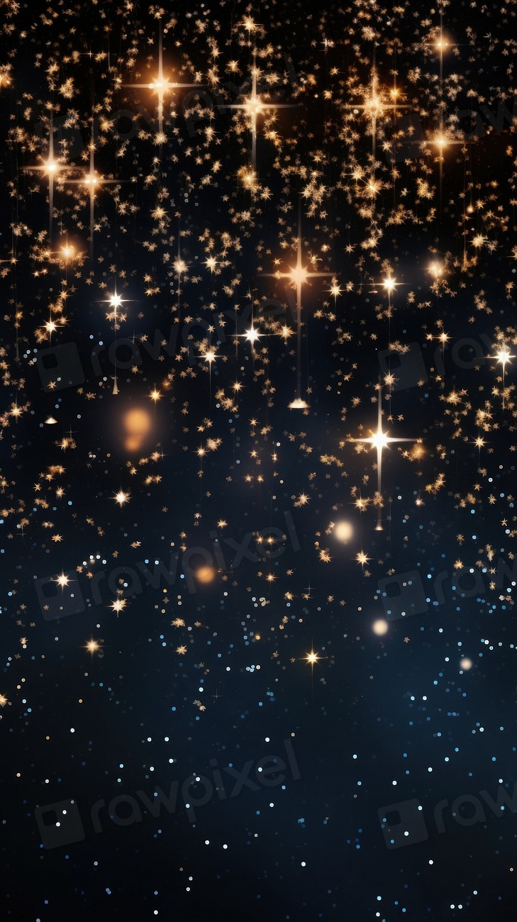 Shiny glitter stars backgrounds astronomy | Free Photo Illustration ...