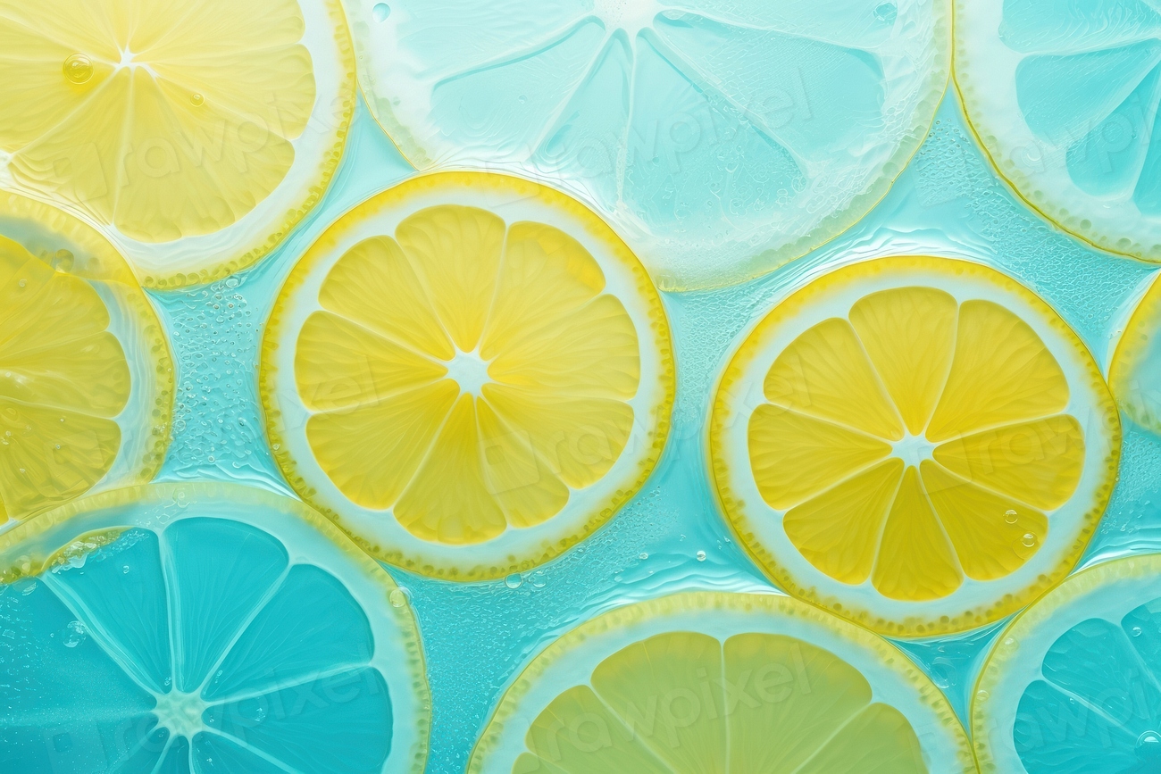 Several lemon abstract backgrounds lemonade | Free Photo Illustration - rawpixel
